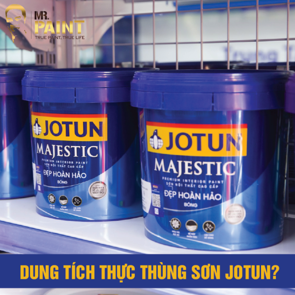 Tại sao lon sơn Jotun 5L nhưng bên trong lại chỉ có 4,5L